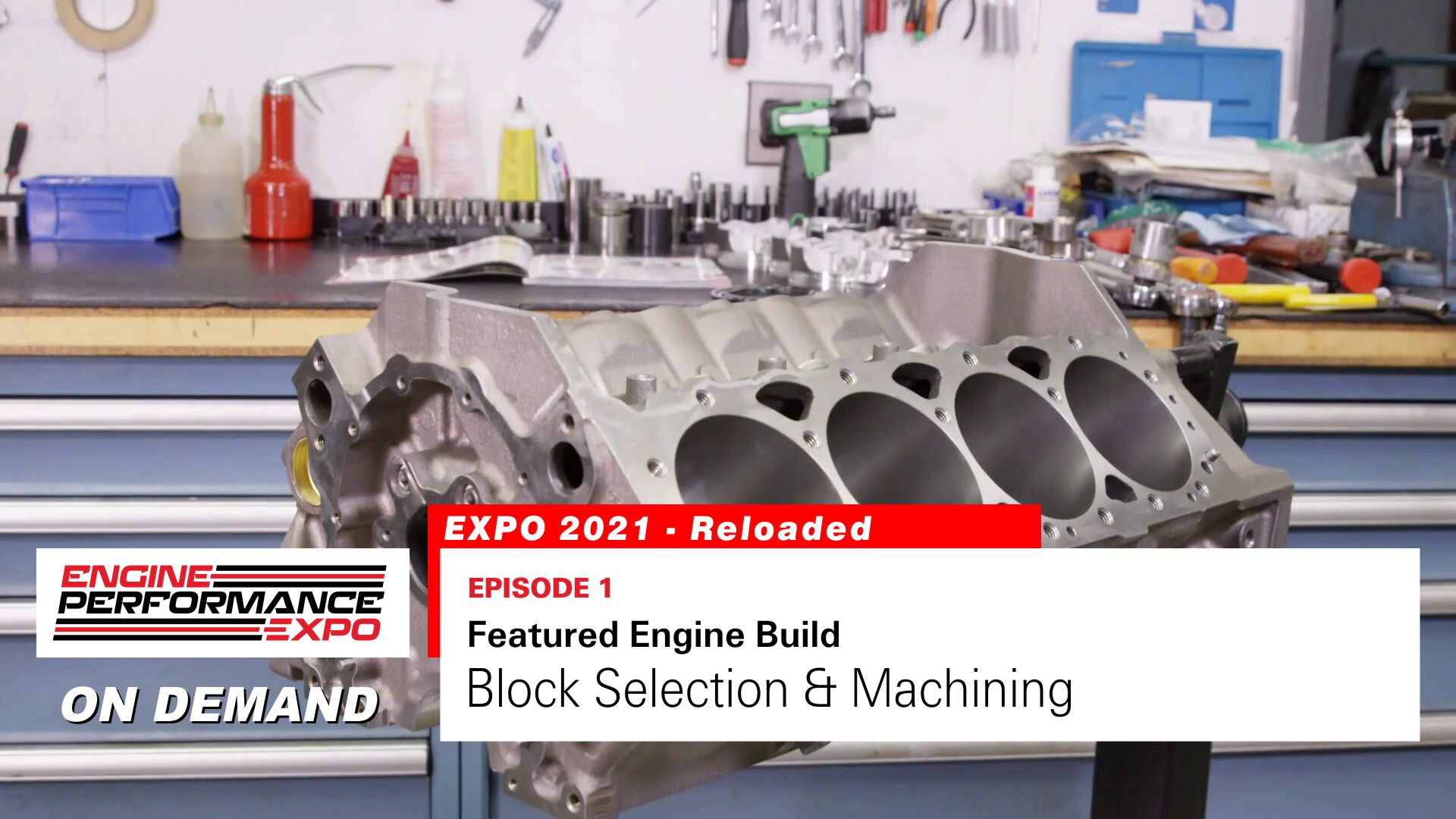 Expo 2021 Reloaded - Episode 1: Block Selection & Machining