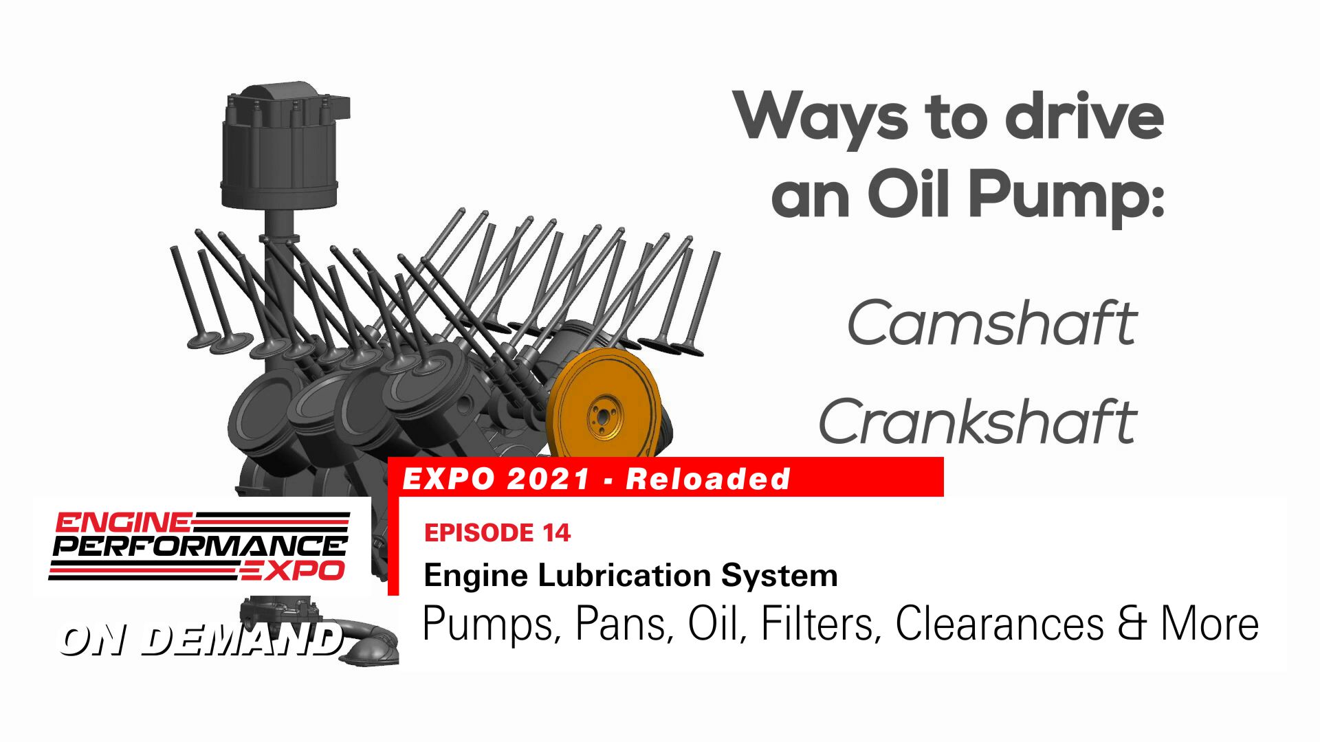 Engine Lubrication System - Part 1 | Engine Performance Expo