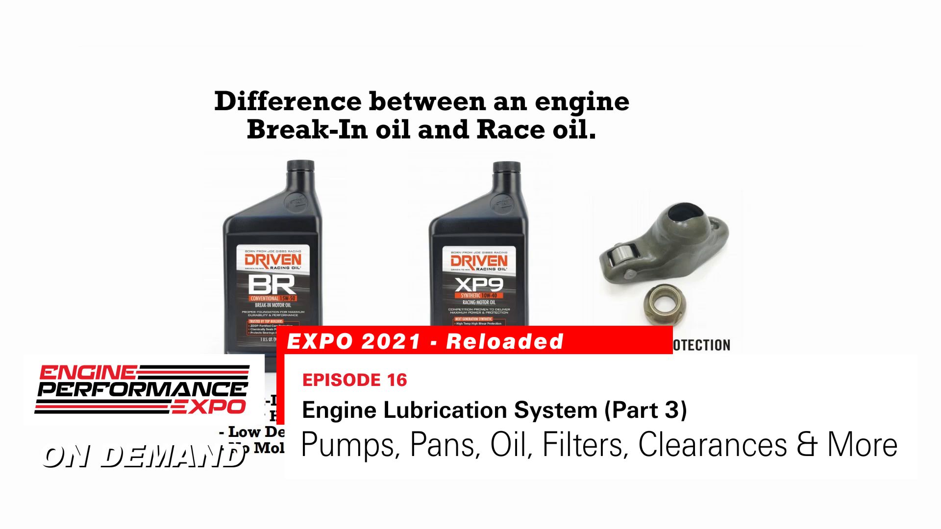 Engine Lubrication System (part 3) | Engine Performance Expo